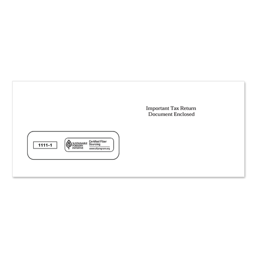Tax Form Envelopes